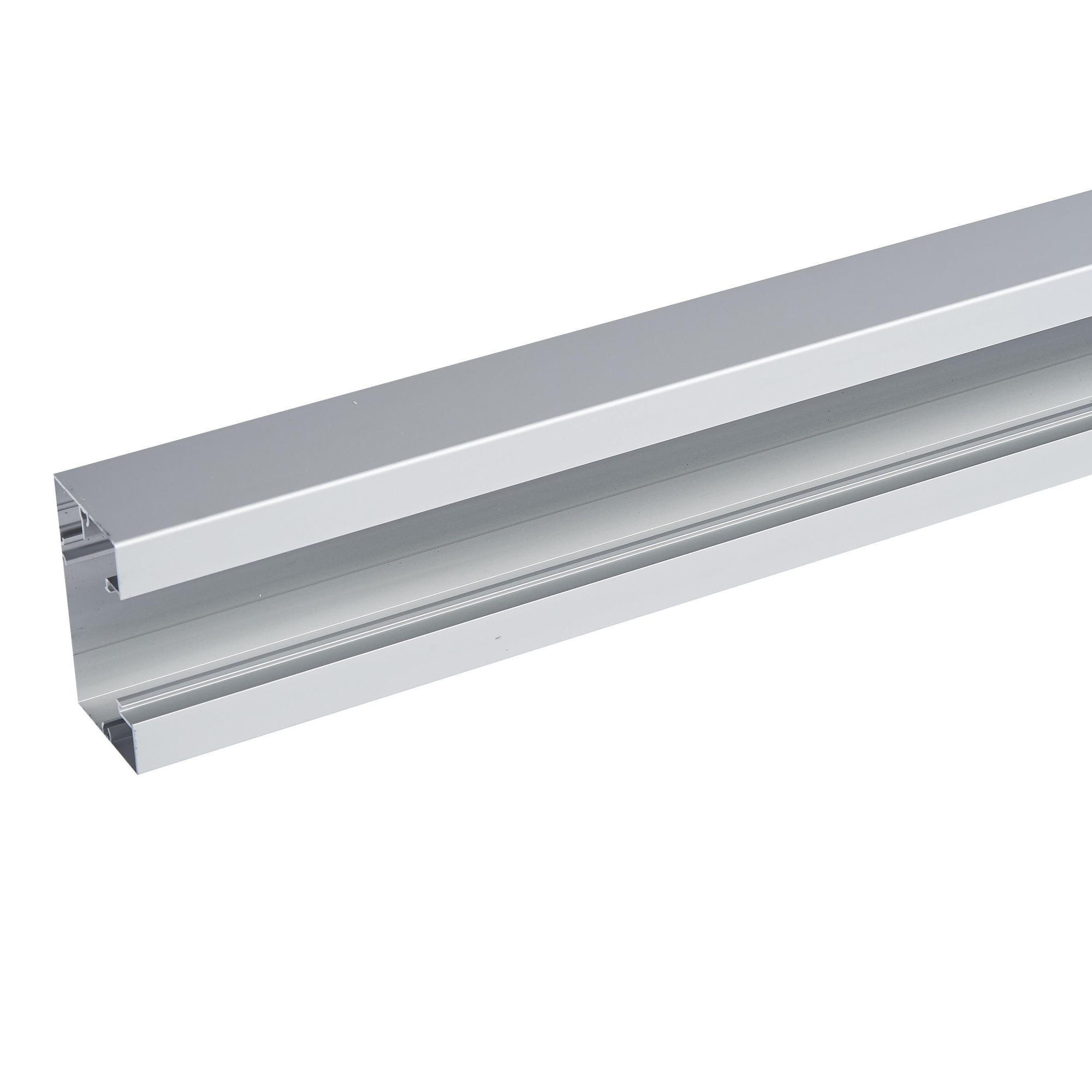 DLP snap-on alu bund, 50x85mm, 2m, alu - Legrand (8736400918) ‒ WATTOO.DK