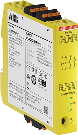 2-HAND Safety relay, 24VDC - ABB (5401011384) billigt ‒ WATTOO.DK