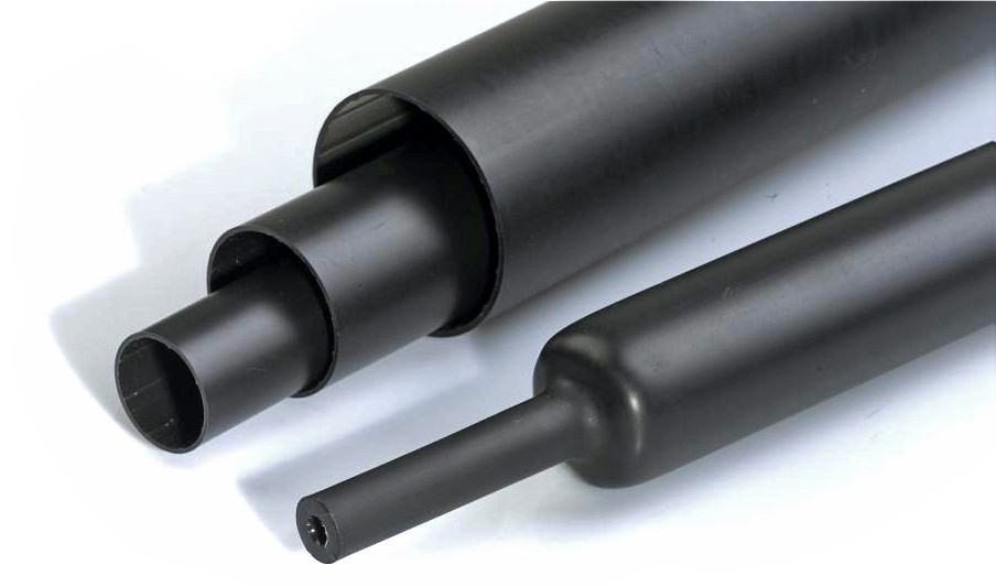 Krympeflex mellemvægget gul/grøn med lim RGM-YG 40/13mm, 1,2 meter ...