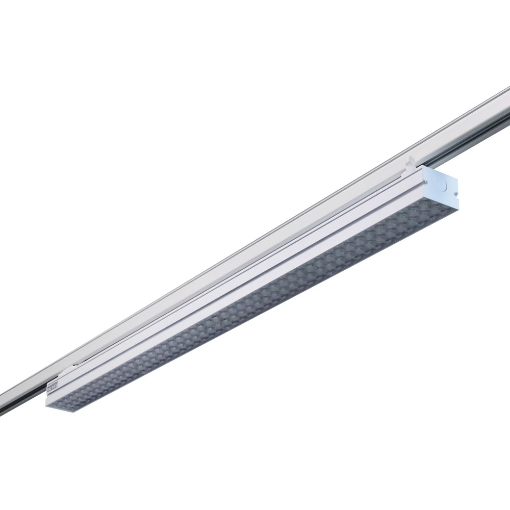 LED lysskinne til 3-fasede skinner, 38W, 115 cm, 3000K, hvid ‒ WATTOO.DK