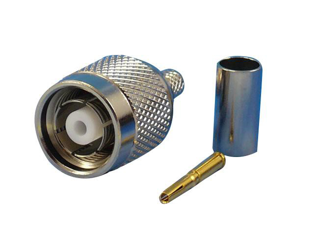 RP TNC han crimp konnektor, RG58, LMR195 - Jyebao (7813209266) ‒ WATTOO.DK