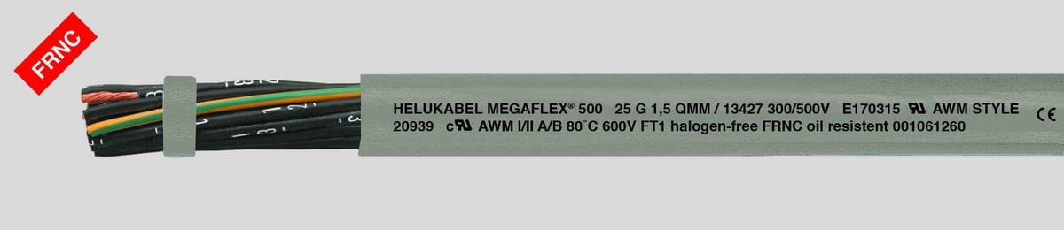 Styrekabel MEGAFLEX 500, 4G2,5, grå afmål (5734415827) billigt! ‒ WATTOO.DK