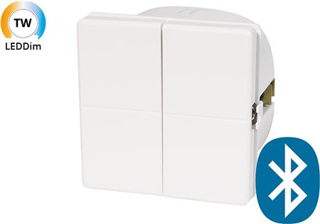 LEDDIM Smart Push II, smart lysdæmper, trådløst tryk, Bluetooth ‒ WATTOO.DK