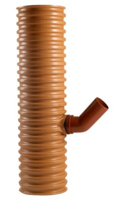 PP rendestensbrønd 425-160x2000mm med vandlås. korr. 70 liter sandfang ...