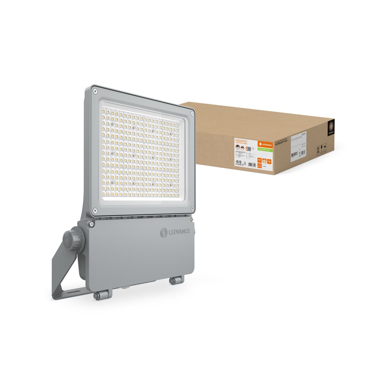 Floodlight Flex, 19900lm, 130W/840, multi lumen, asym 55x120°, grå ...
