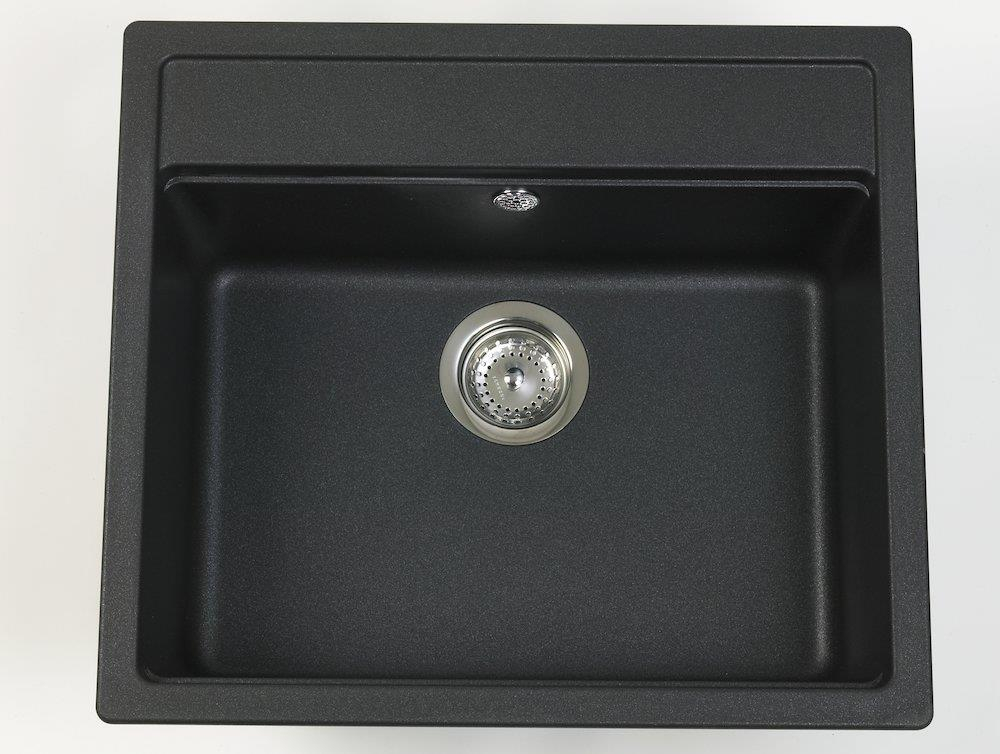 Intra Juvel Granite Nemo N100, onyx med strainer (682627101) ‒ WATTOO.DK