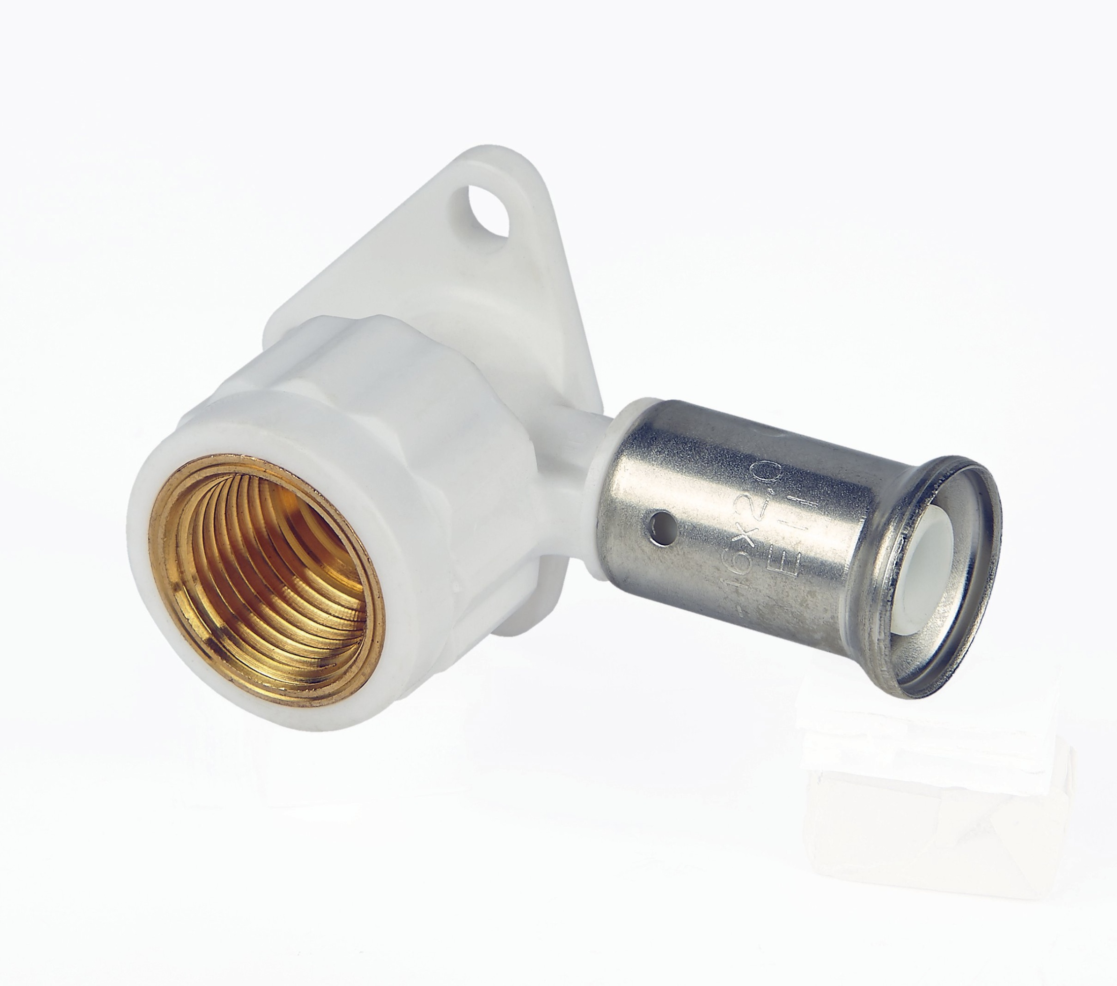 Henco Pres Dækvinkel, 20mm x ½" pres/indvendig gevind (087780320 ...