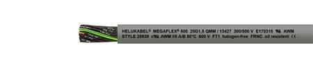 Styrekabel Megaflex 500, 4G2,5 mm², grå (5401034949) billigt ‒ WATTOO.DK