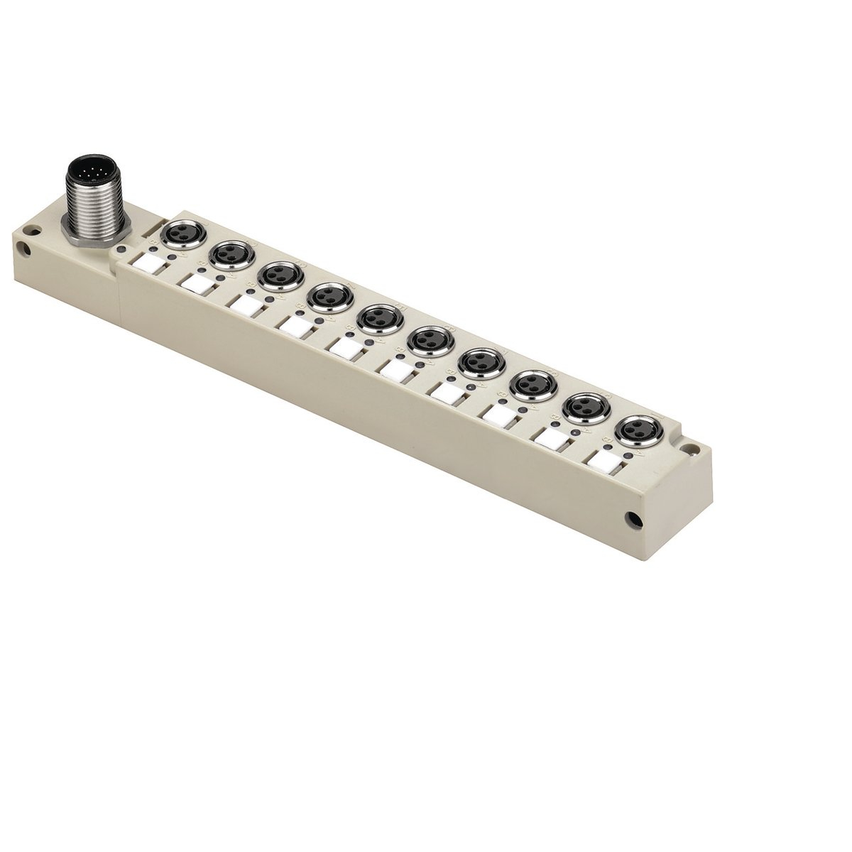 Sensor-actuator passiv distributionsboks M8 med M12 outlet, 12-pol A ...