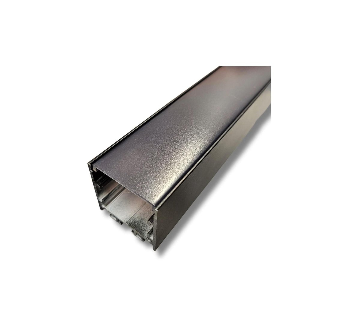 Alu profil 20, sort med sort cover - 2,5 m (7848991536) billigt ‒ WATTOO.DK