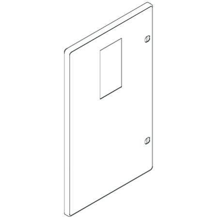 Låge til Tabula tavle, 3x5 moduler, grå - Eaton (3614017923) ‒ WATTOO.DK