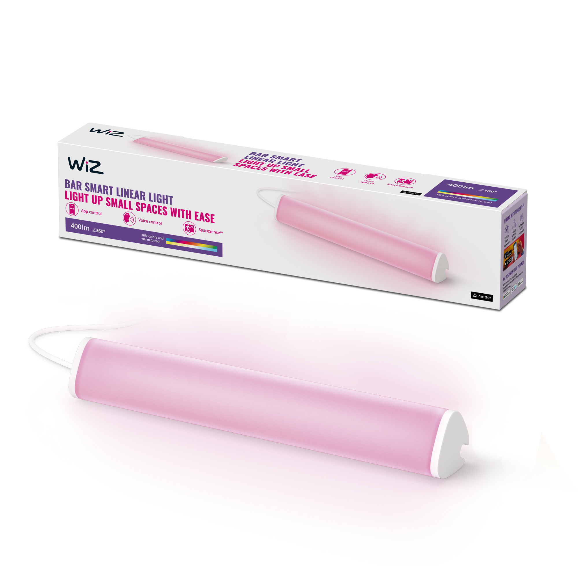 WiZ Color Bar Linear Light - 1-pak (0957100477) billigt ‒ WATTOO.DK