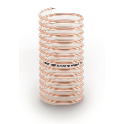 SUPERFLEX PU PLUS HMR Klar PU slange med stålspiral rulle a 20 meter Ø ...