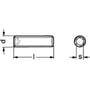 M12x12 sort pinolskrue, ISO 4029 (2978012012) billigt ‒ WATTOO.DK