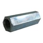 Gevindmuffe 6-kantet el galvaniseret M12 x 50, nøglevidde 19 ‒ WATTOO.DK