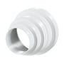 Adapter til runde rør, Ø80, 100, 120, 125, 150 mm, hvid ‒ WATTOO.DK