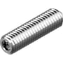Pinolskrue med spids 120°, DIN 914 / ISO 4027, A2, M8X8 ‒ WATTOO.DK