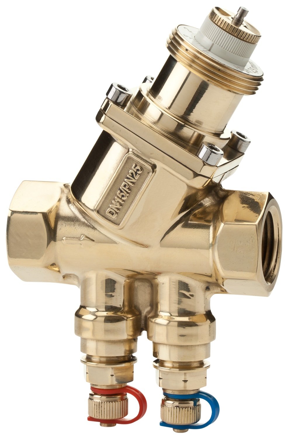 Frese SIGMA Compact M/M DN15 m/pt plugs - messing (406774104) ‒ WATTOO.DK