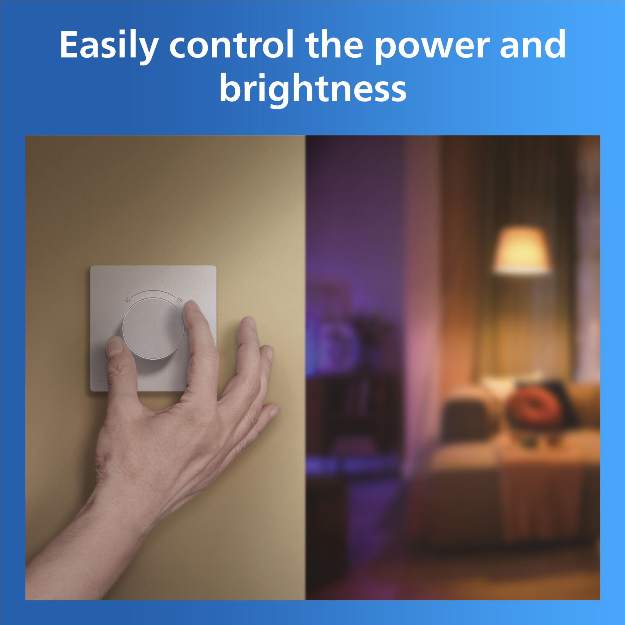 Philips Smart Lighting Drejekontakt, smart afbryder til belysning ...