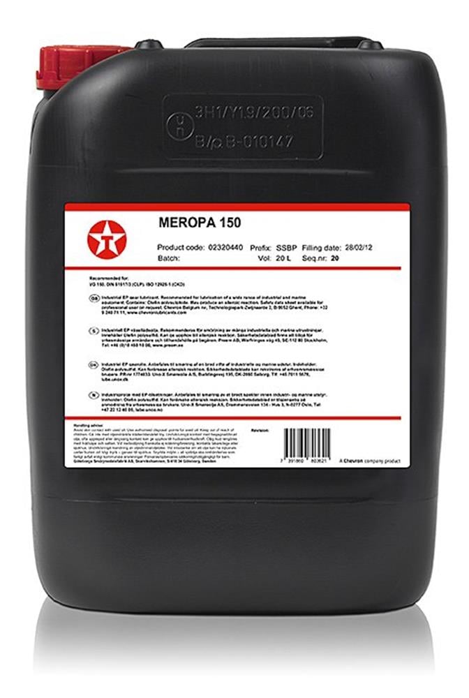 Gearolie Meropa 150, 20l (5711023010673) billigt online ‒ WATTOO.DK