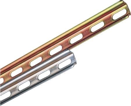 DIN-skinne TS35 / F5 med huller - 2 meter (7621900087) billigt! ‒ WATTOO.DK