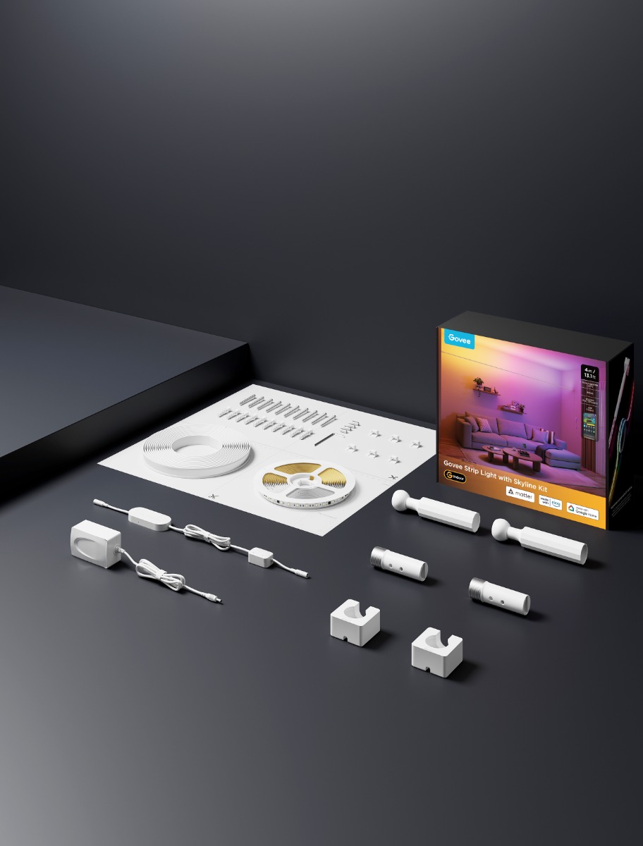 Govee Strip Light with Skyline Kit, LED strip, 4 meter (9903300432 ...