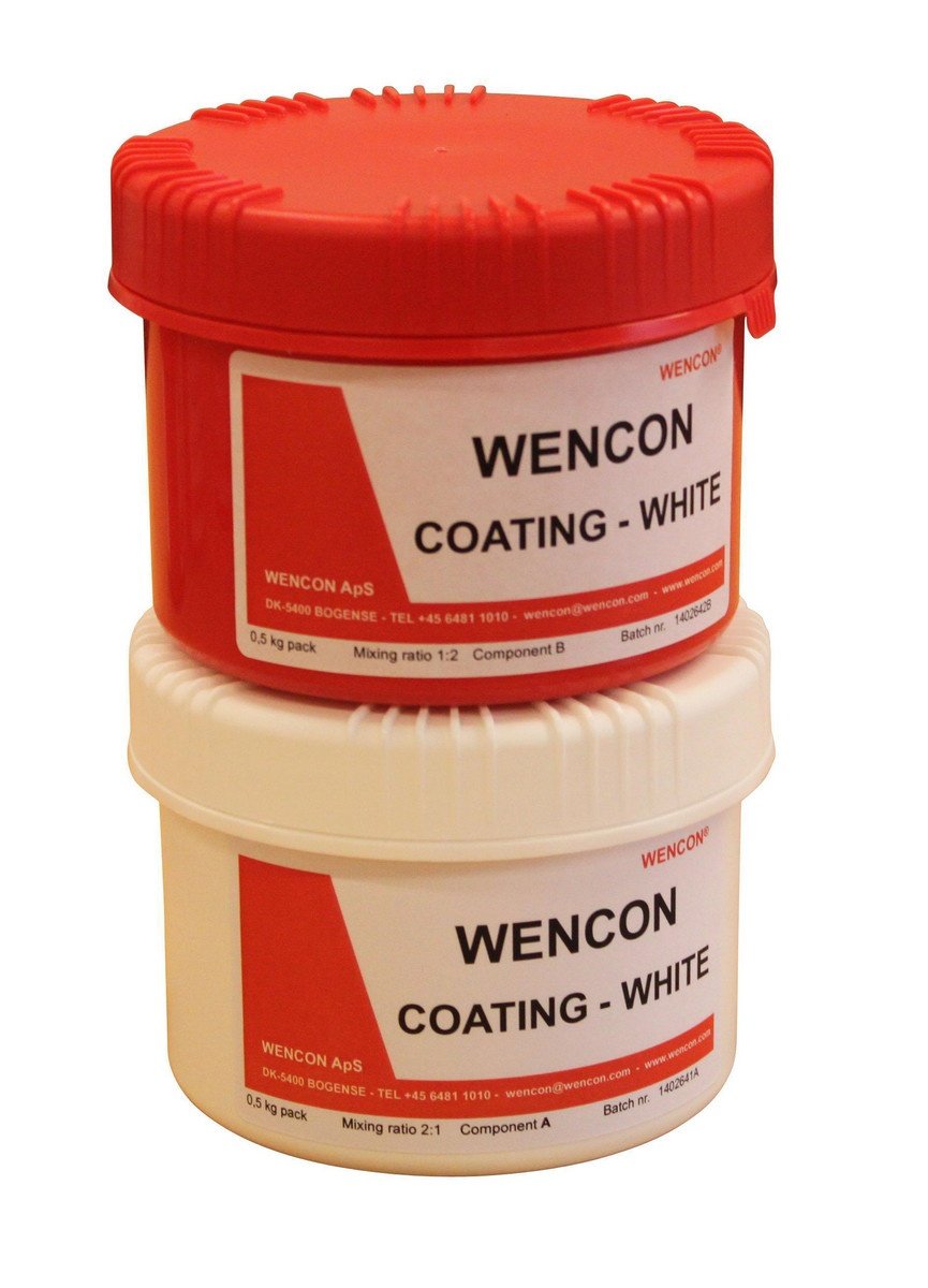 Wencon Coating, hvid (0,5kg) To-komponent Epoxy lav viskos ‒ WATTOO.DK
