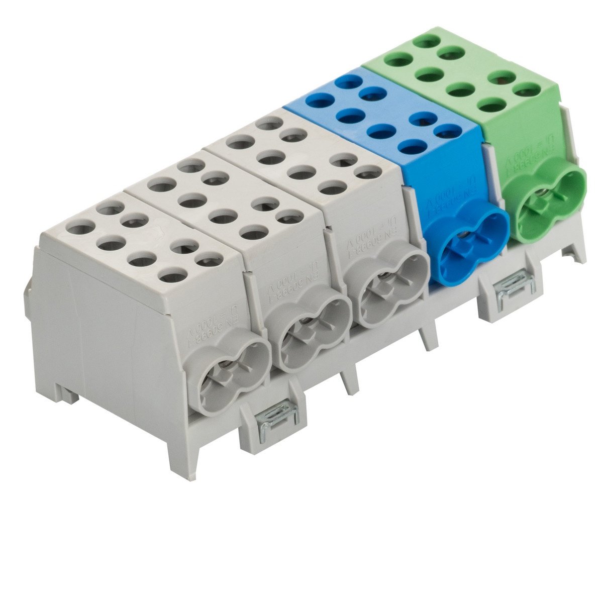 HLAK Klemme 35-5/10-S AL/CU Grå/blå/grøn (7821279084) billigt! ‒ WATTOO.DK