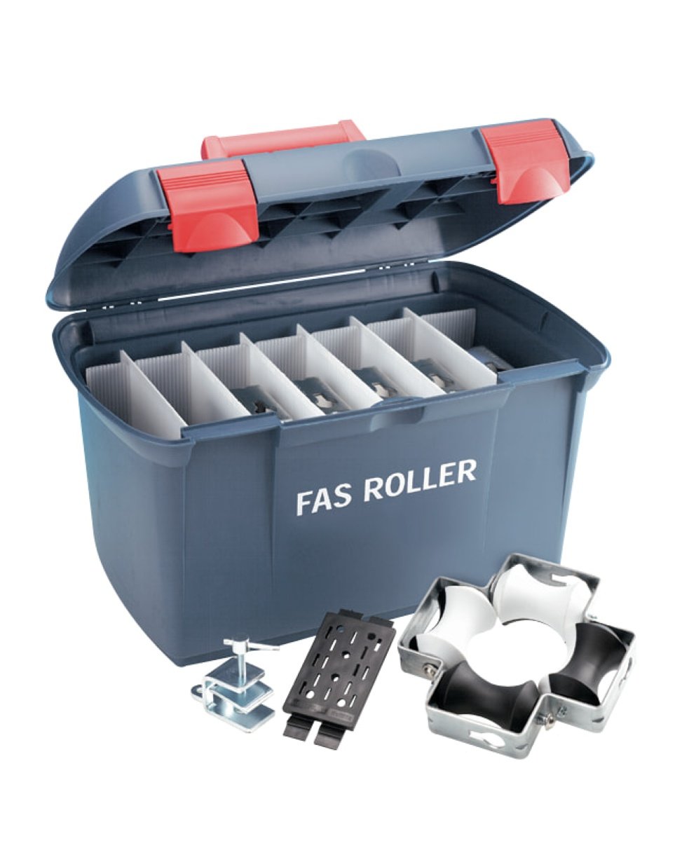 Kabelruller FAS ROLLER inkl. 6 ruller og tilbehør t/fastgørelse ‒ WATTOO.DK