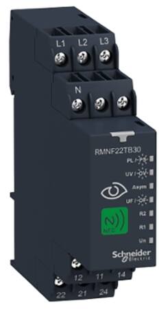 Kontrolrelæ Multi NFC, til 3-fasede applikationer - Schneider Electric ...