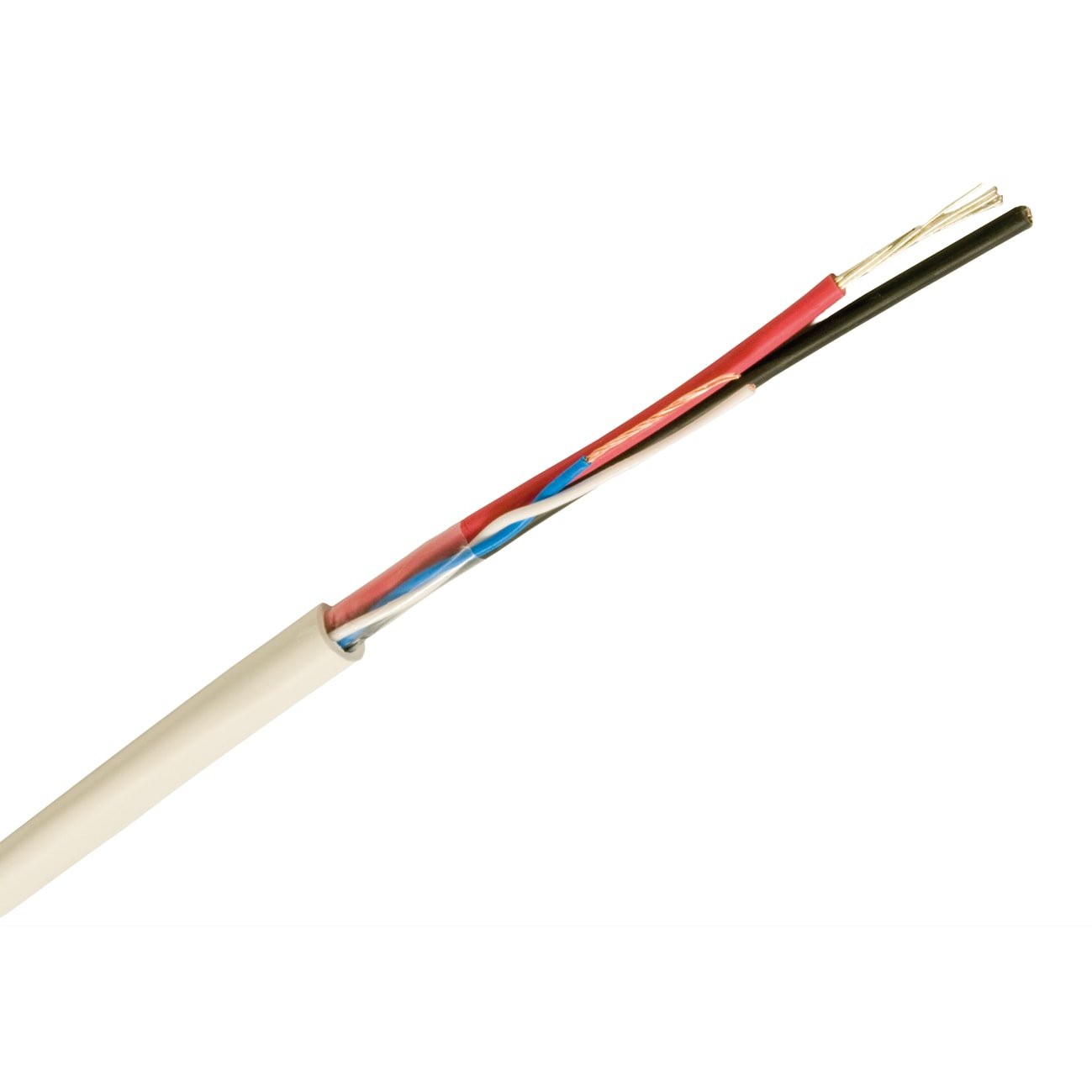 Signalkabel FLQQBR 2x1,0+1x2x0,22 hvid, S100 (1483540694) billigt ...