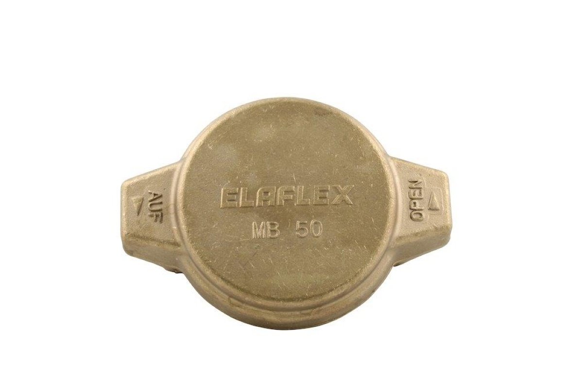 Elaflex MB slutdæksel messing, DN mål 50 (2050000002267) billigt! ‒ WATTOO.DK