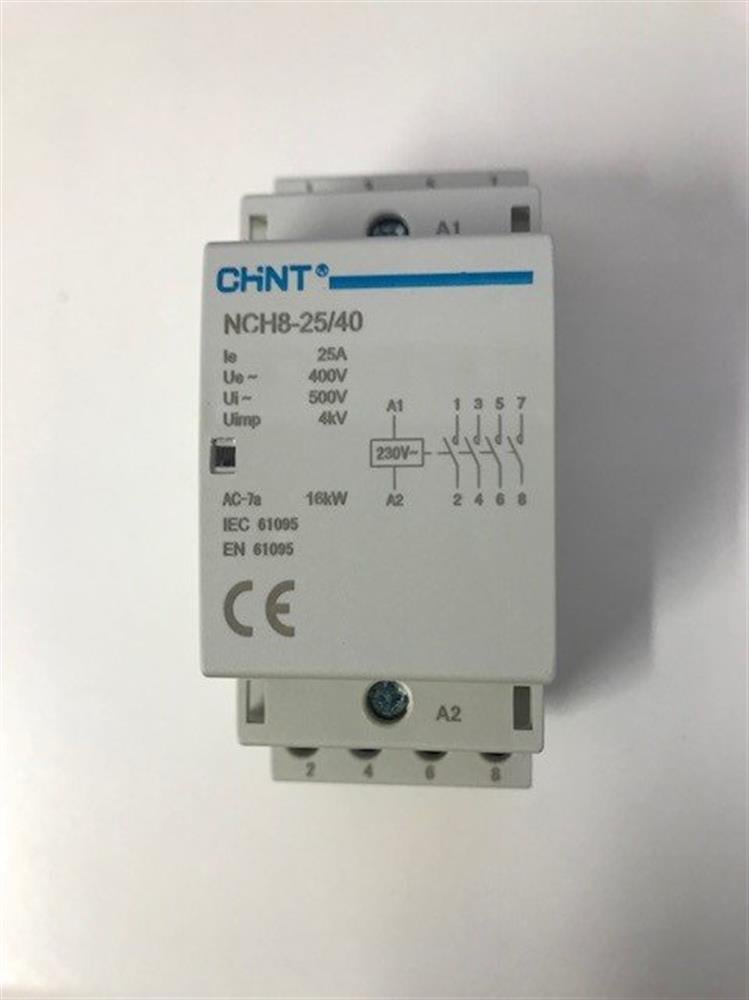 Chint NCH8-25-4NO modulkontaktor (3002326) billigt online ‒ WATTOO.DK
