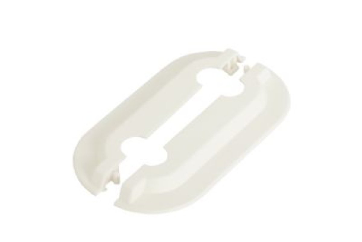 Roset til væg, 16-18 mm, passer til NY C6 radiator, c/c 50 mm - Hudevad ...